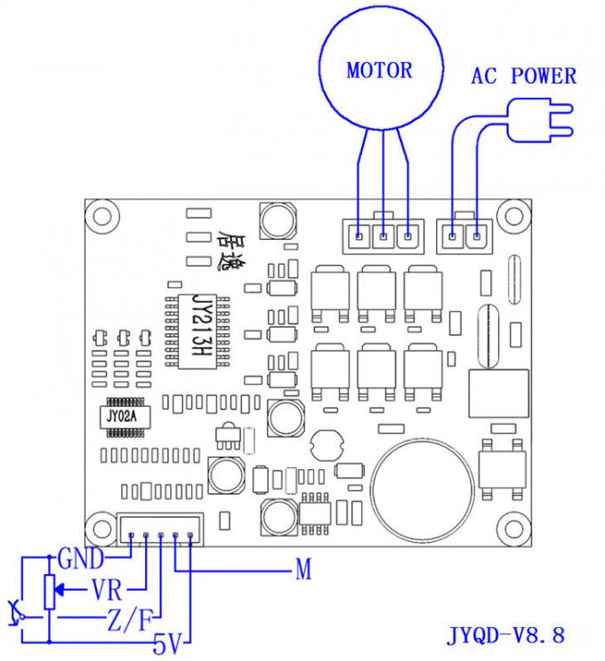 Sensorless Brushless DC Motor Driver 3 Phase Bldc Driver High Power