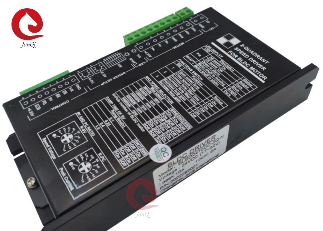 42mm 3 Phase Hall Sensor Brushless DC Motor Driver, 24VDC Speed ...