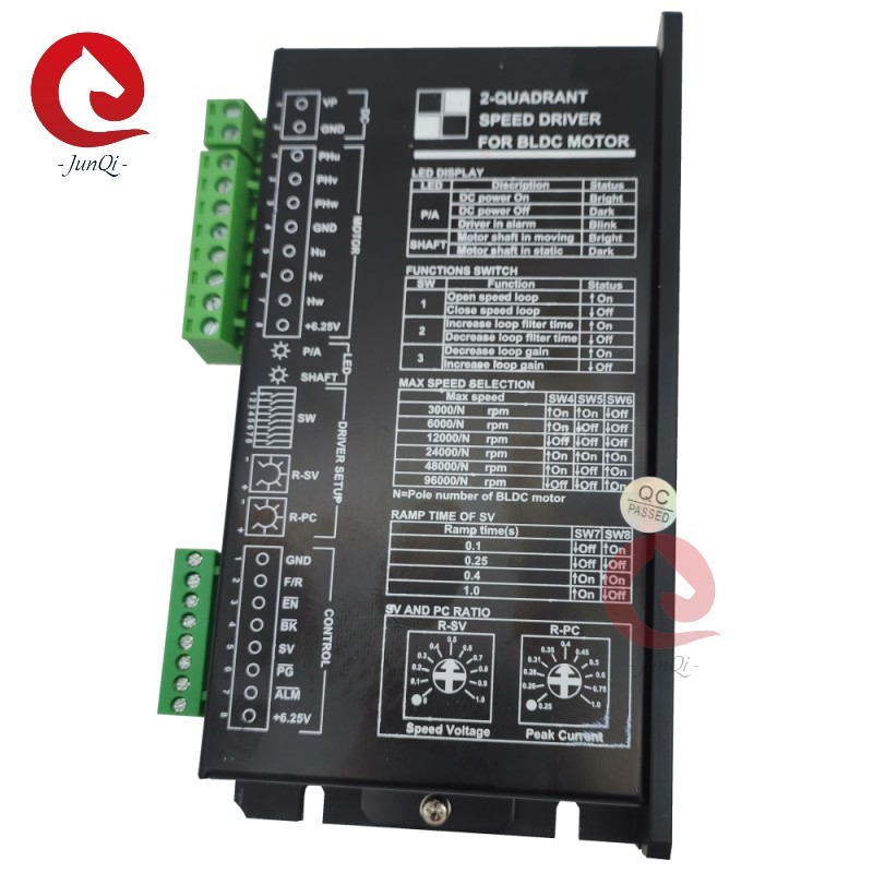 2-Quadrant PI Close Loop Control 36VDC Brushless Motor Driver 540W Motor Control BLSD3630DC-2Q-N