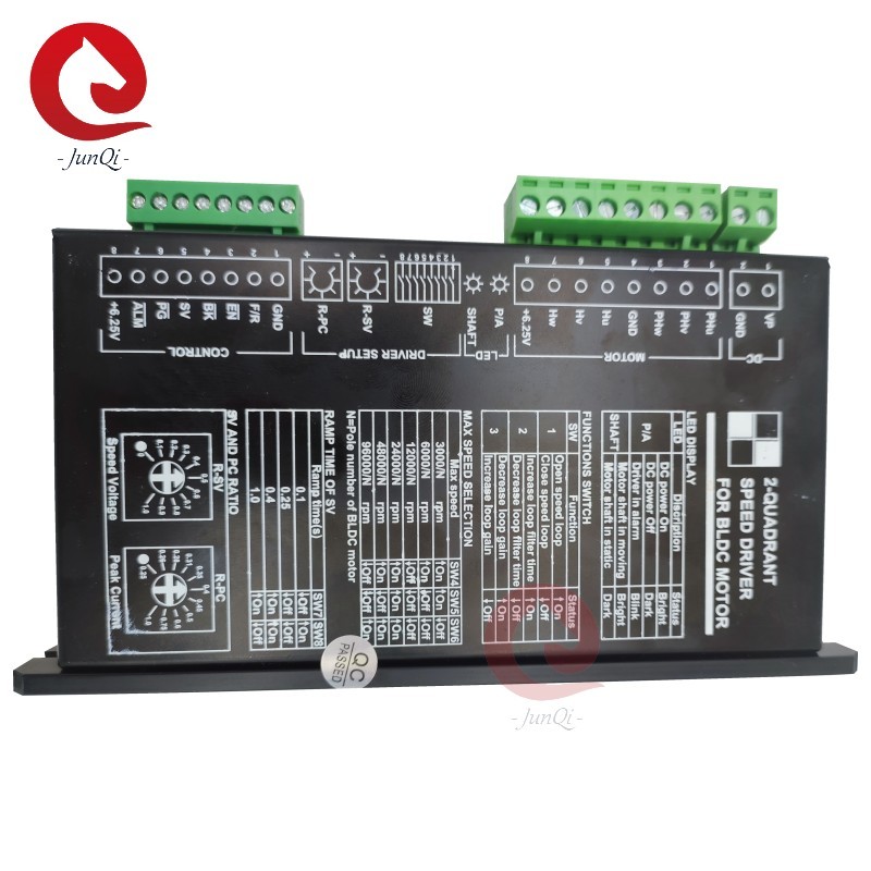 48V 30A BLSD4830DC-2Q-N BLDC Speed Driver For 86mm 80mm 3 Phase ...