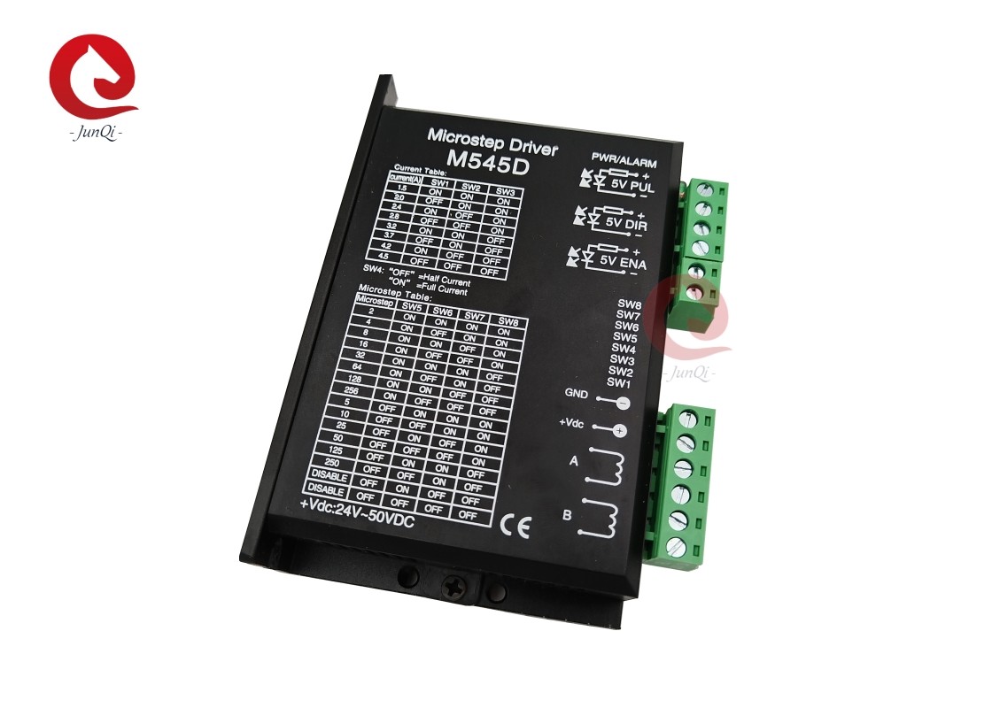 Junqi Nema23/34 Stepper Driver DM545D 4.5A 24~50VDC For 2 Phase Stepper ...